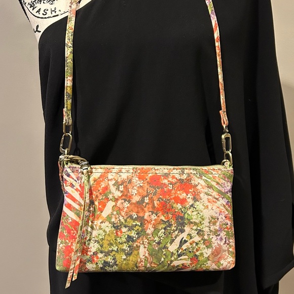 HOBO | Bags | Hobo Darcy Leather Tropic Print Crossbody Bag | Poshmark
